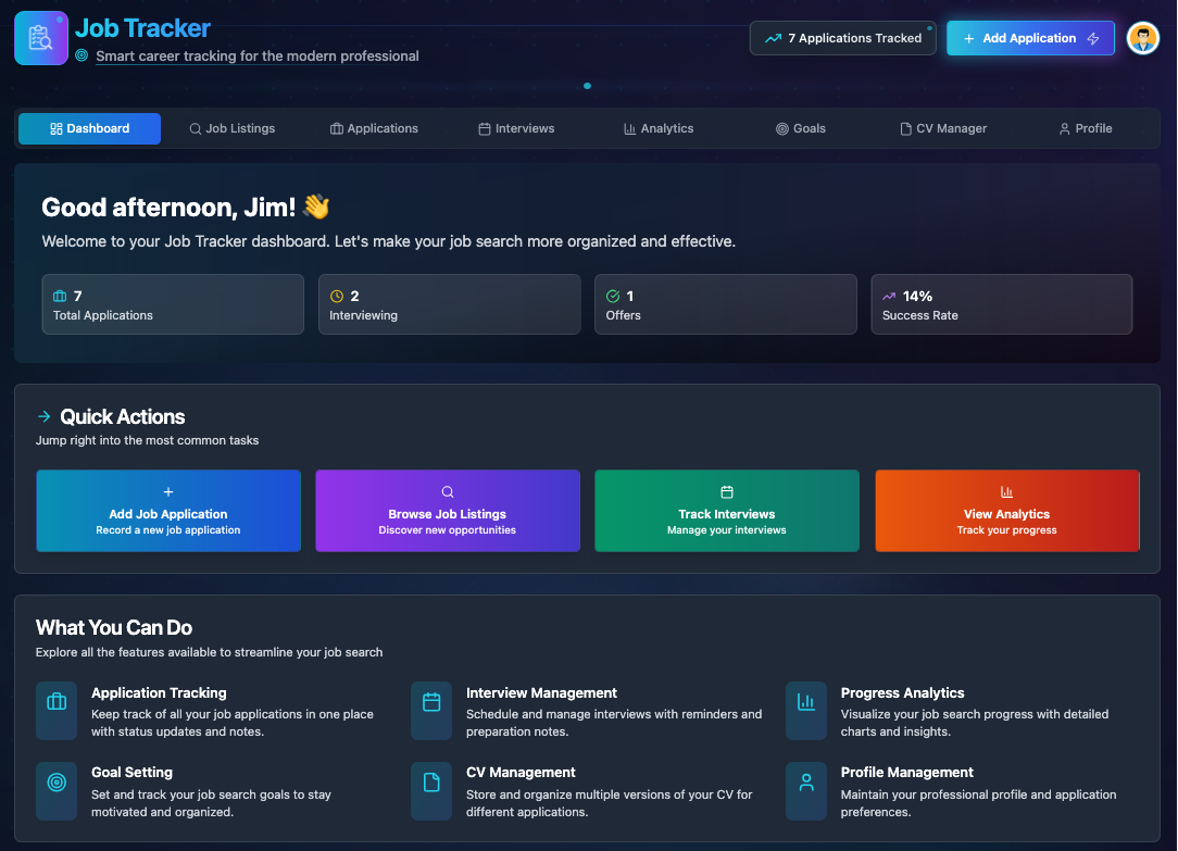 Job Tracker - Free Job Application Tracking Software | Track Your Career